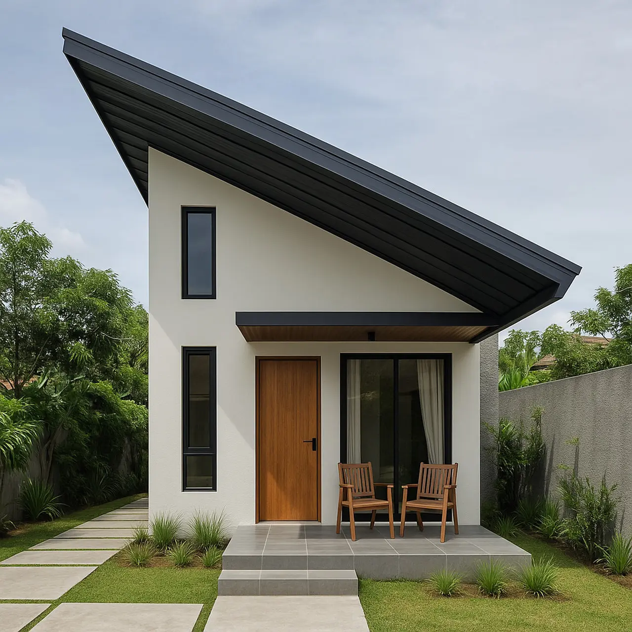 7 Model Rumah 5×8 Atap Asimetris Unik yang Estetik, Beda dari yang Lain ...