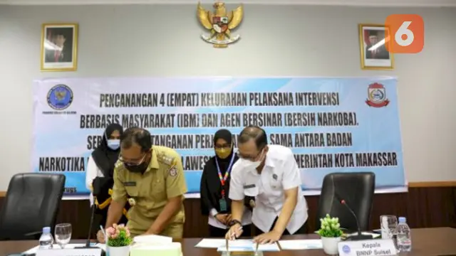 Komitmen Berantas Narkoba, Pemkot Makassar dan BNNP Sulsel Wujudkan Kelurahan Bersinar ...