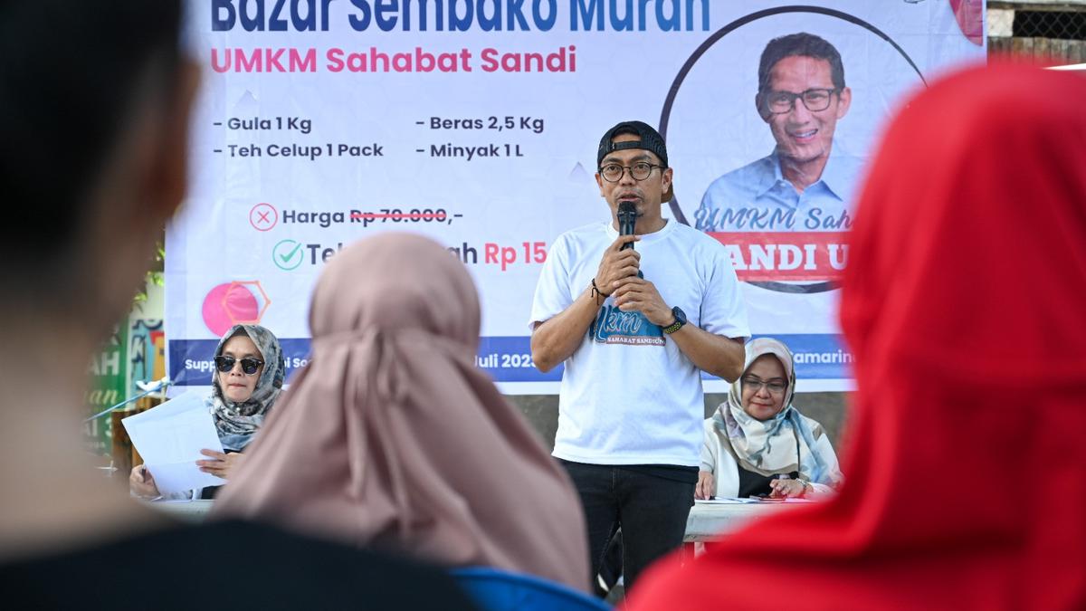 Hadirkan Harapan saat Harga Tidak Stabil, Relawan Sandi Uno Gelar Bazar ...