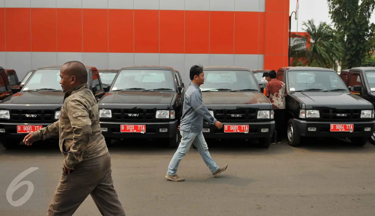Dinas Kebersihan DKI Dapat 77 Unit Mobil Operasional - Foto Liputan6.com