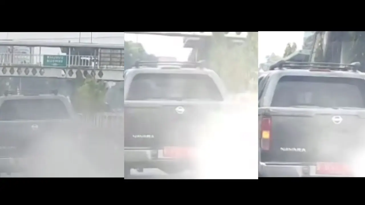 Marak Tilang Uji Emisi, Mobil Berpelat Merah Malah Keluarkan Asap Tebal ...