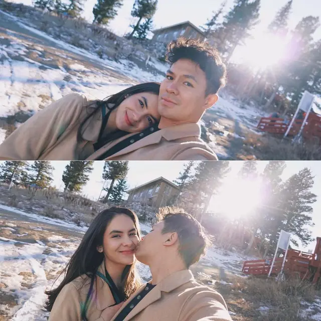 6 Potret Liburan Steffi Zamora dan Fero Walandaouw di Amerika, Tampil Mesra - Hot Liputan6.com