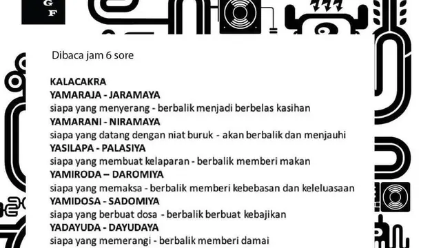 Gaung Gong dan Mantra Tolak Bala dari Yogyakarta