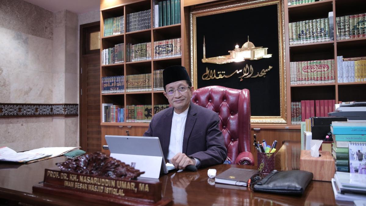 Profil Nasaruddin Umar, Imam Besar Masjid Istiqlal yang Disebut Jadi ...