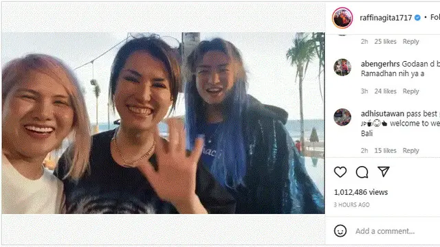 Raffi Ahmad Unggah Momen Miyabi Liburan di Bali, Warganet : Godaan di Bulan Ramadhan - ShowBiz ...