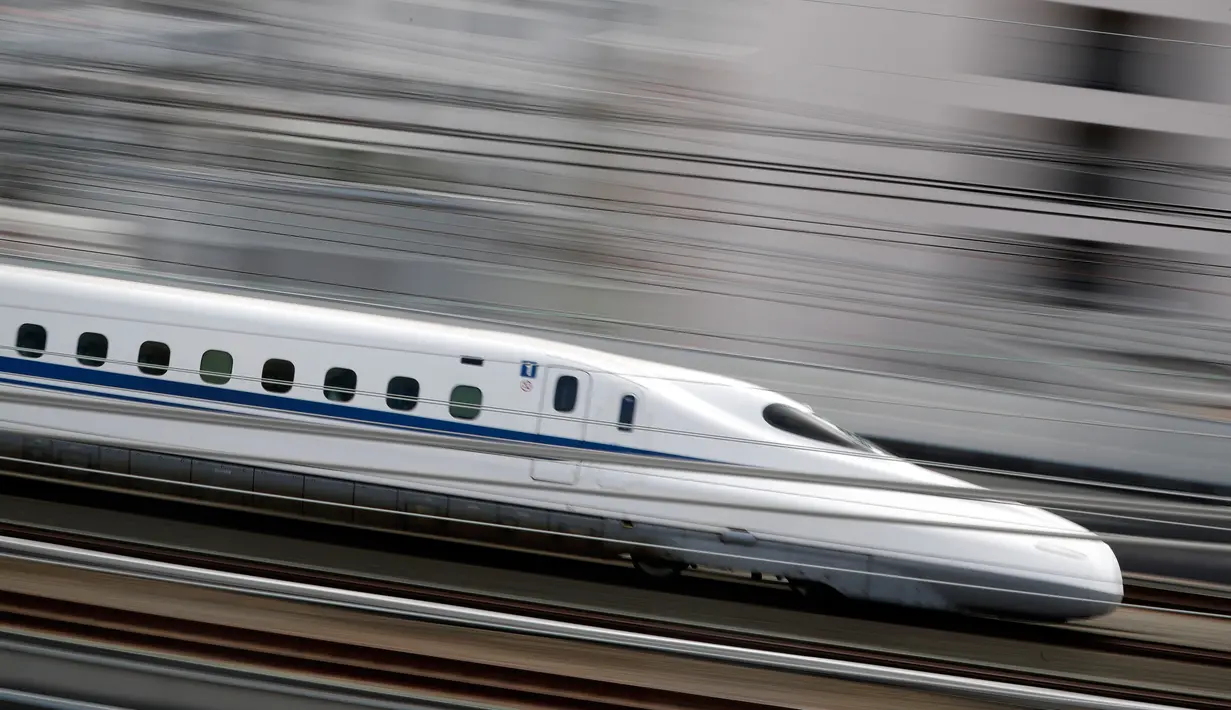 FOTO: Shinkansen, Kereta Super Cepat Warisan Olimpiade 1964 Jepang ...