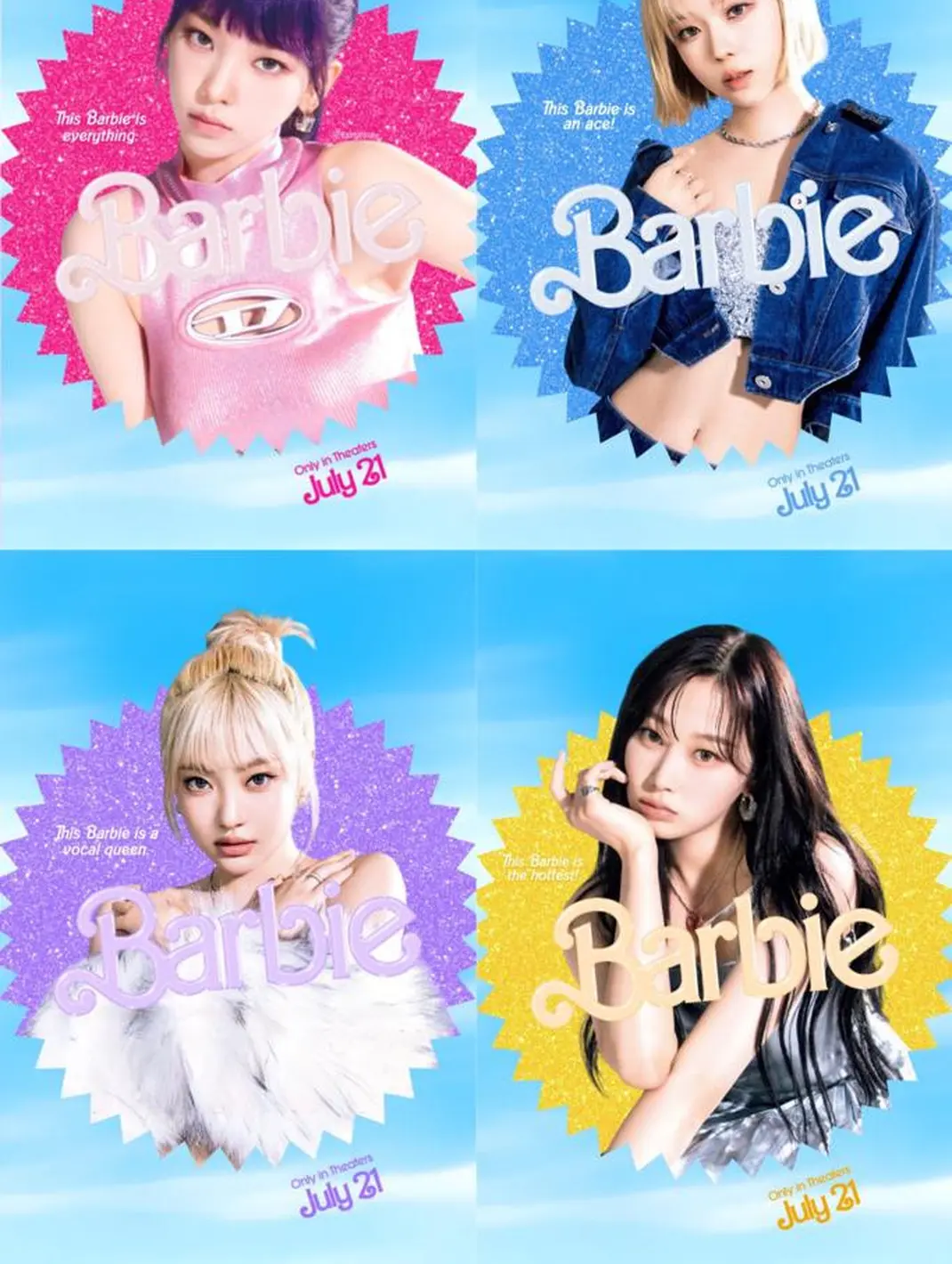 8 Foto Editan Artis Jadi Poster Film Barbie yang Viral, Kai EXO Disebut ...