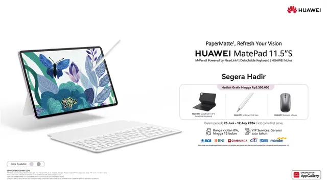 HUAWEI MatePad 11.5 S Resmi Rilis di Indonesia, Tablet Serba Bisa untuk ...