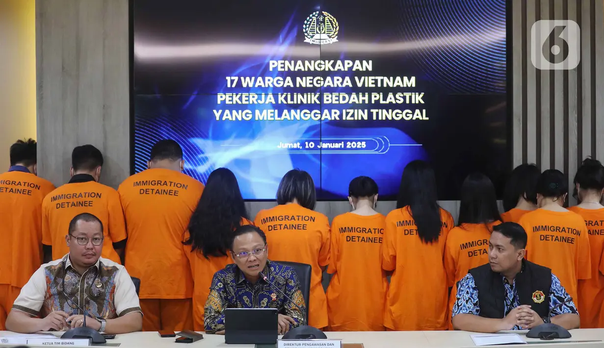 Salahgunakan Izin Tinggal, 17 Warga Negara Vietnam Ditangkap Ditjen ...