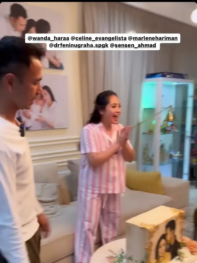 6 Momen Kejutan Ulang Tahun Raffi Ahmad dan Nagita Slavina, Para Sahabat Gotong Royong Bawa Kue ...
