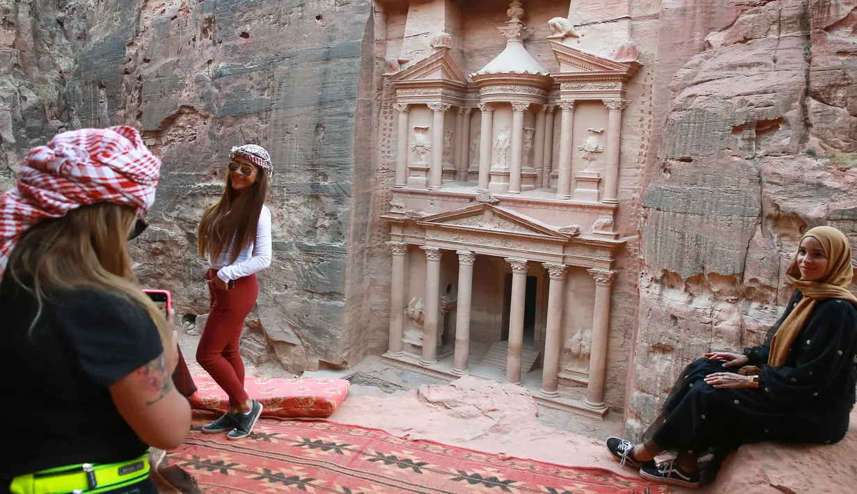 FOTO: Petra, Keajaiban Dunia Baru yang Menakjubkan - Foto Liputan6.com