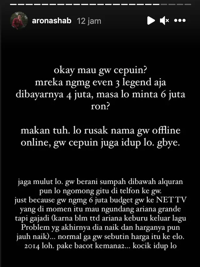 Aron Ashab Labrak Imam Darto, Bongkar Honor Rp 6 Juta Hingga Berani ...