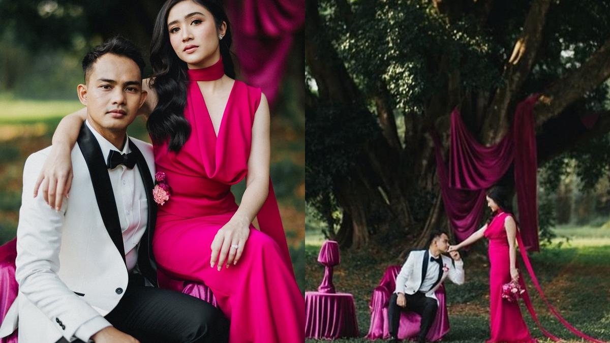 7 Potret Prewed Febby Rastanty dan Tunangan di Bawah Pohon Beringin ...