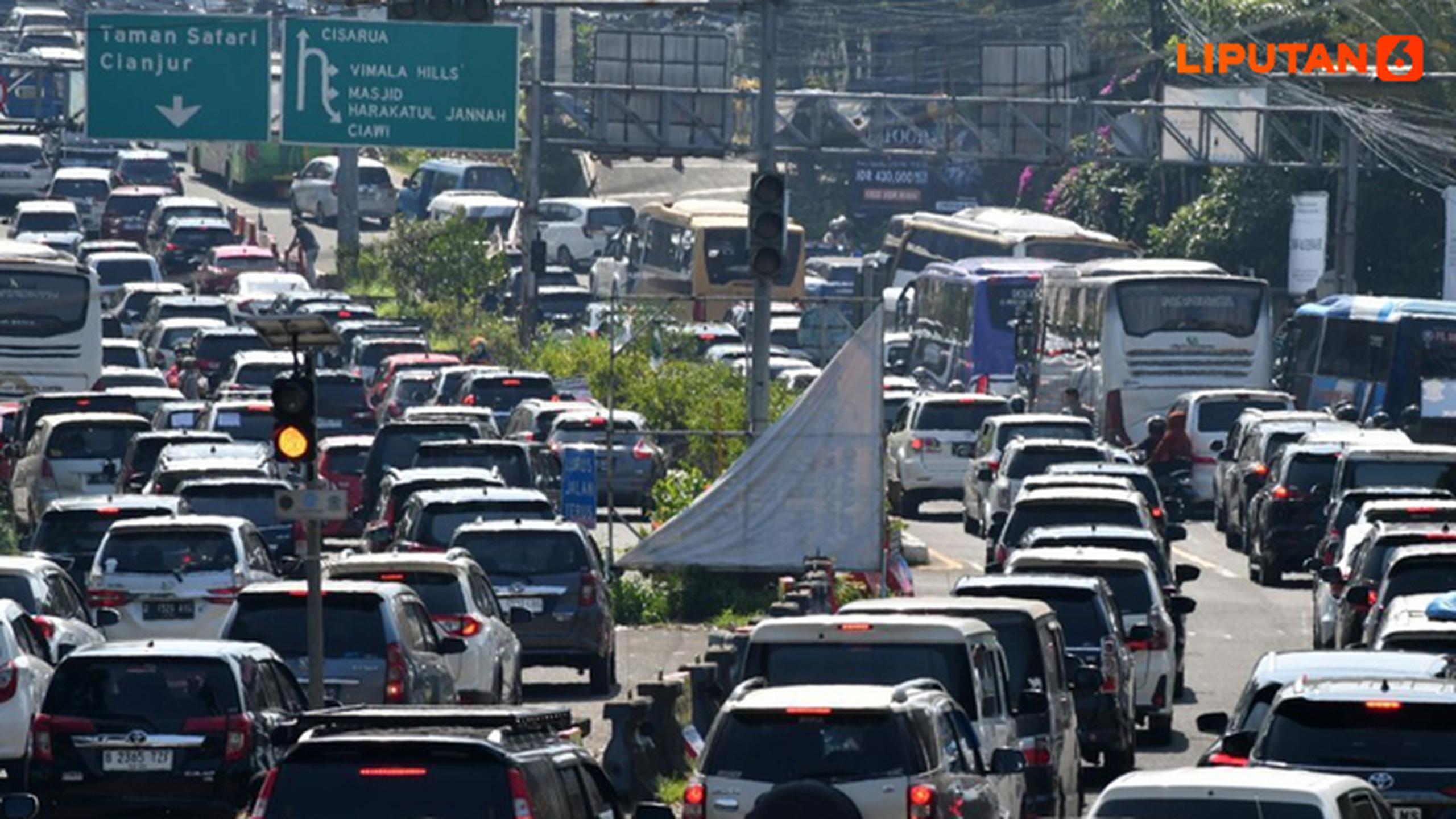Infografis Titik Rawan Macet di Jalur Puncak Saat Libur Nataru