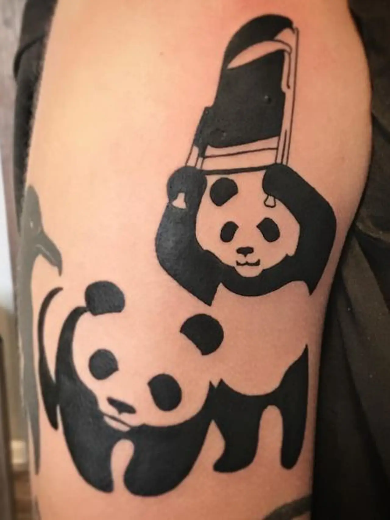 6 Tato Bentuk Panda Ini Unik Banget, Ada yang Bikin Ngakak - Hot ...