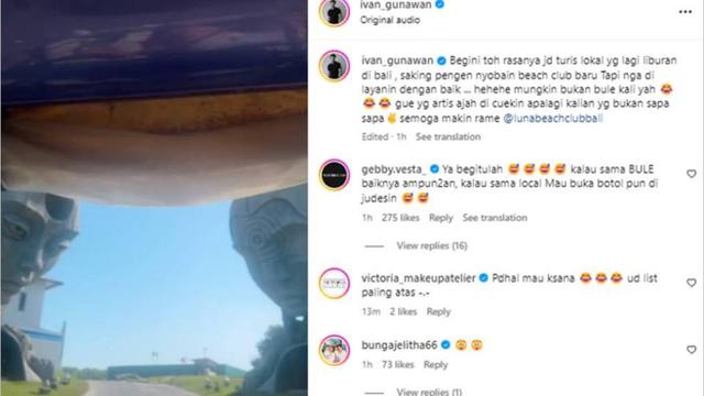 Ivan Gunawan Curhat Pengalaman Buruk di Beach Club Bali, Singgung Soal ...