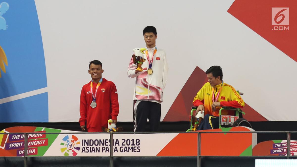 FOTO: Atlet Para Renang Jendi dan Aris Tambah Medali untuk Indonesia ...
