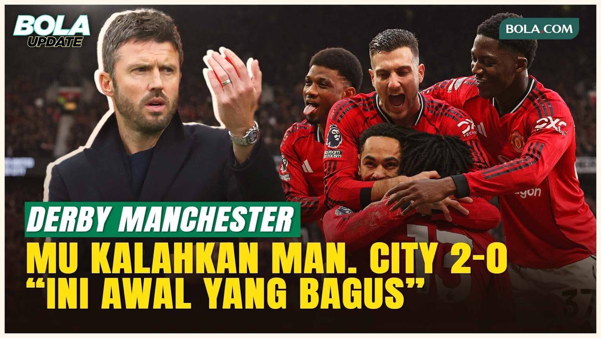 Reaksi Michael Carrick usai Manchester United Kalahkan Manchester City ...