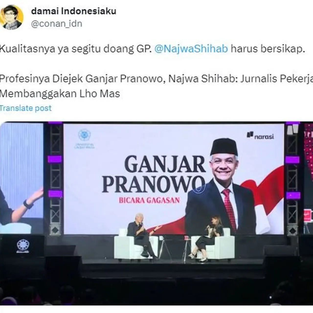 Ganjar Dinilai Rendahkan Profesi MC dan Jurnalis, Ini Kata Pakar ...