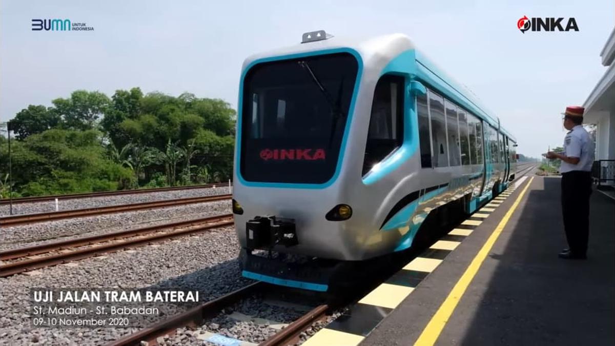 Simak, Kecanggihan Tram Baterai Buatan INKA - Bisnis Liputan6.com