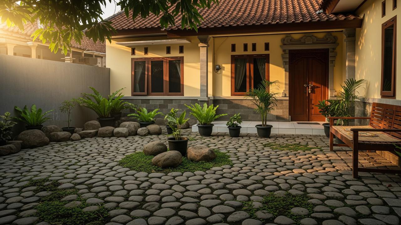 4 Ide Paving Halaman Rumah Hemat Biaya, Estetik Tanpa Menguras Kantong