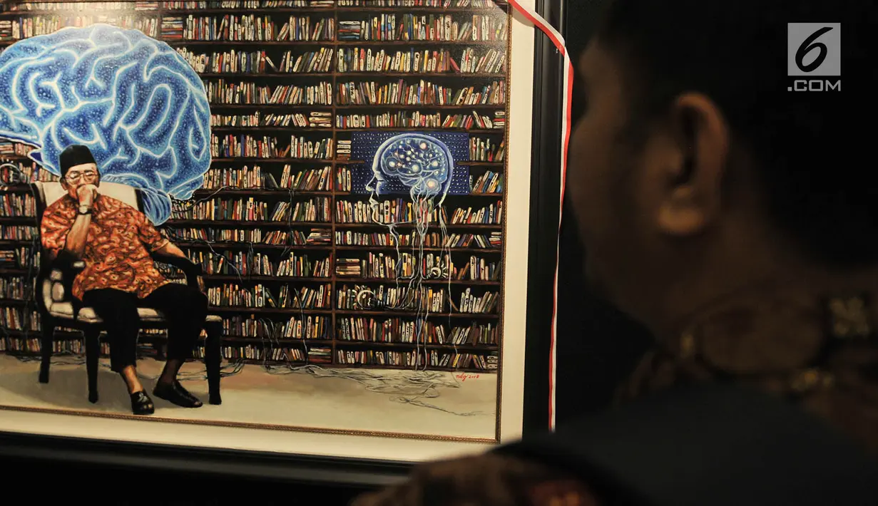 FOTO: Mengenang Gus Dur dalam Pameran Lukis Sang Maha Guru - Foto ...