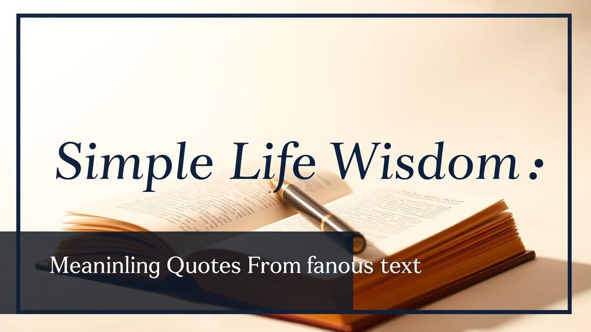 One Meaningful Quote From This Author: Simple Life Wisdom From Famous ...