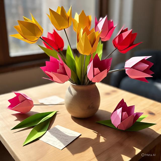 Cara Membuat Bunga dari Kertas Origami yang Mudah, Ikuti Langkah-Langkahnya