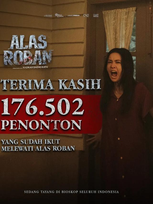 Alas Roban Film Michelle Ziudith Rangkul 176 Ribu Penonton Hari Pertama ...