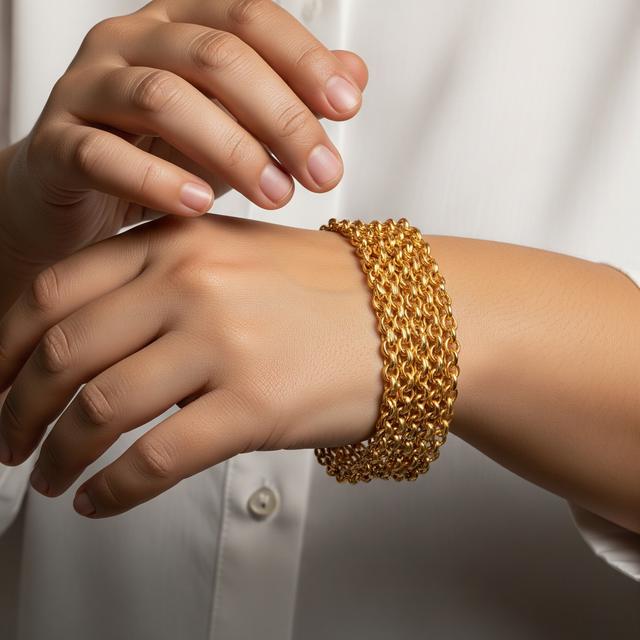 9 Model Gelang Emas untuk Tangan Besar, Tampil Gaya Tanpa Ragu
