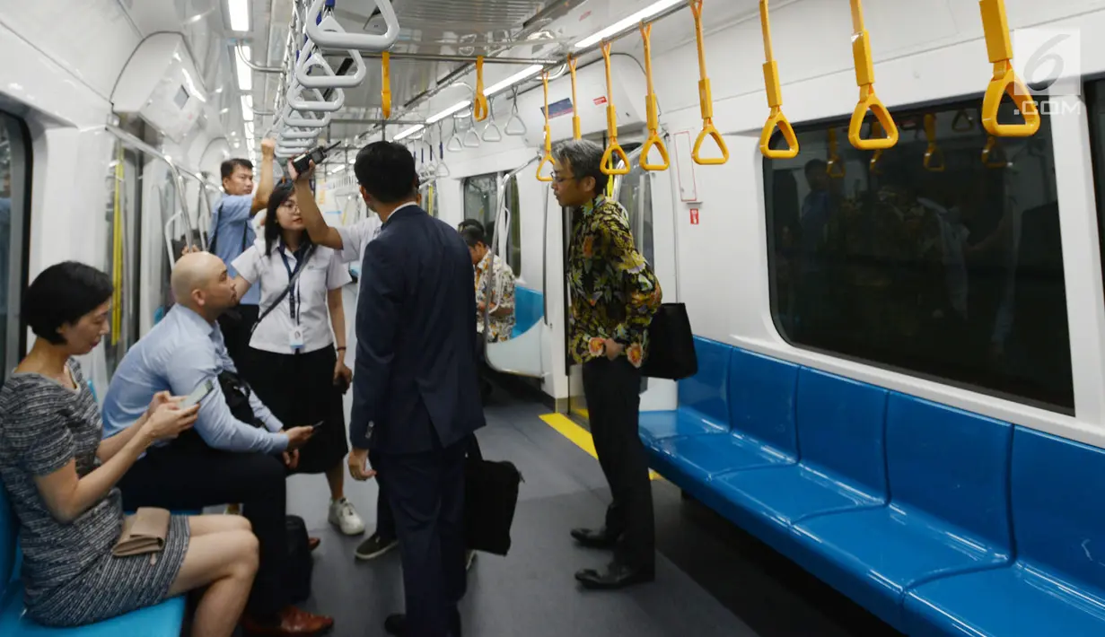 FOTO: Yuk, Jajal Naik MRT Jakarta Gratis Mulai Hari Ini - Foto Liputan6.com