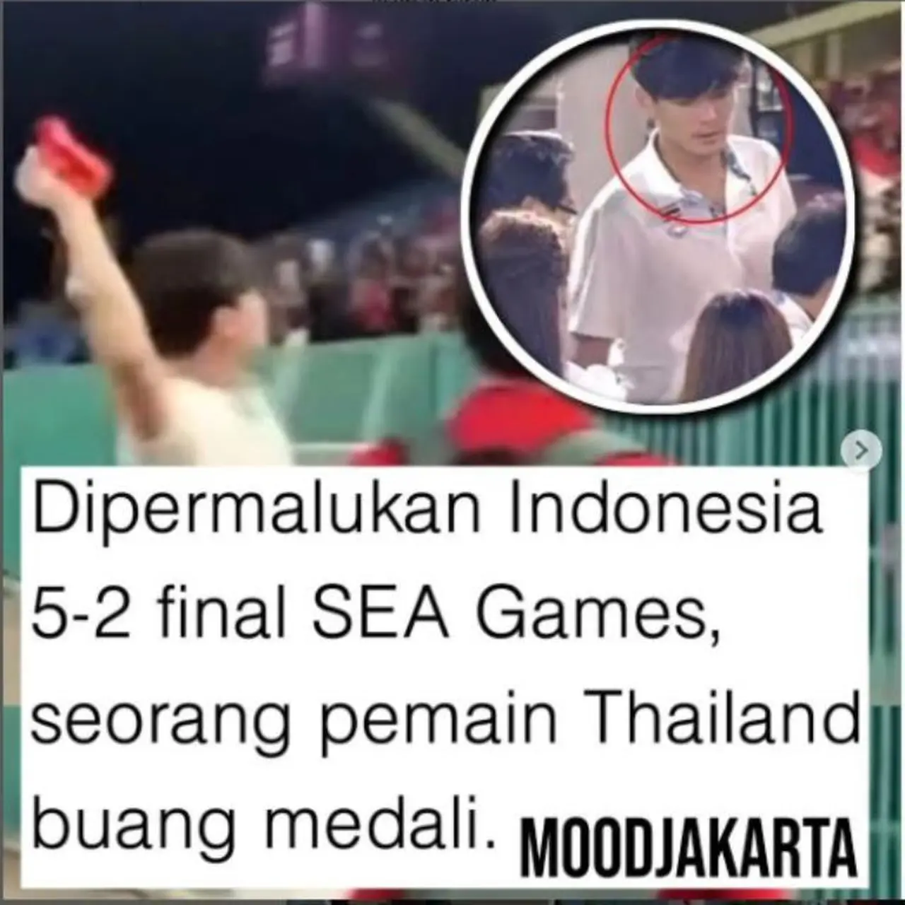 Kalah dari Timnas Indonesia, Pemain Thailand Buang Medali Perak dan ...