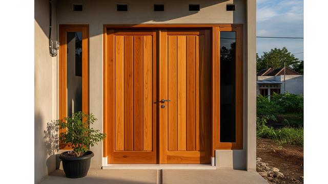 10 Model Gambar Pintu Satu Depan Rumah Minimalis, Jadi Terlihat Mewah