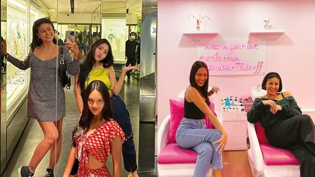 7 Potret Kompak Awkarin dan Erika Carlina Mantan Ariel Nayaka, Curi ...