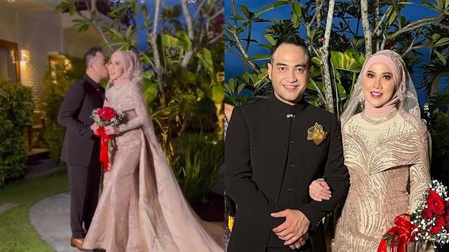 7 Potret Resepsi Pernikahan Venna Melinda dan Ferry Irawan, Bertabur Kebahagiaan - Hot Liputan6.com