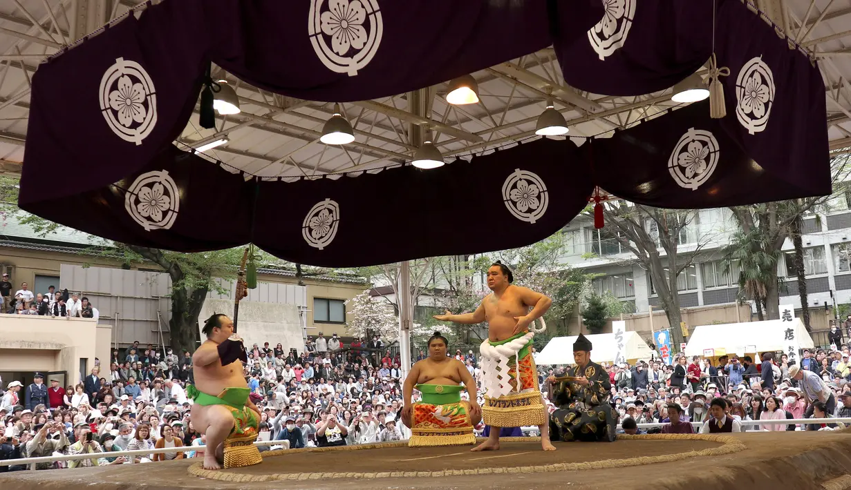 Menyaksikan Para Pegulat Sumo Bertanding di Jepang - Foto Liputan6.com