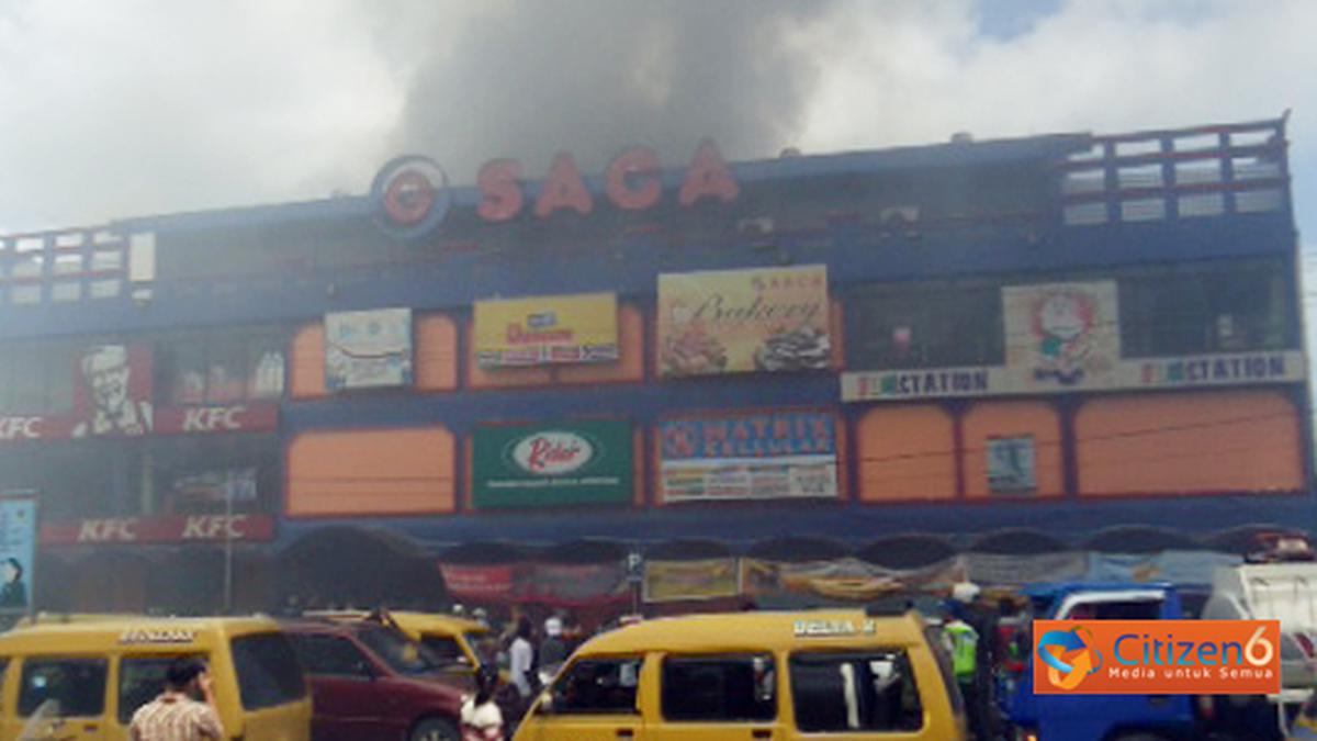 Saga Supermarket Kota Sorong Terbakar - Citizen6 Liputan6.com