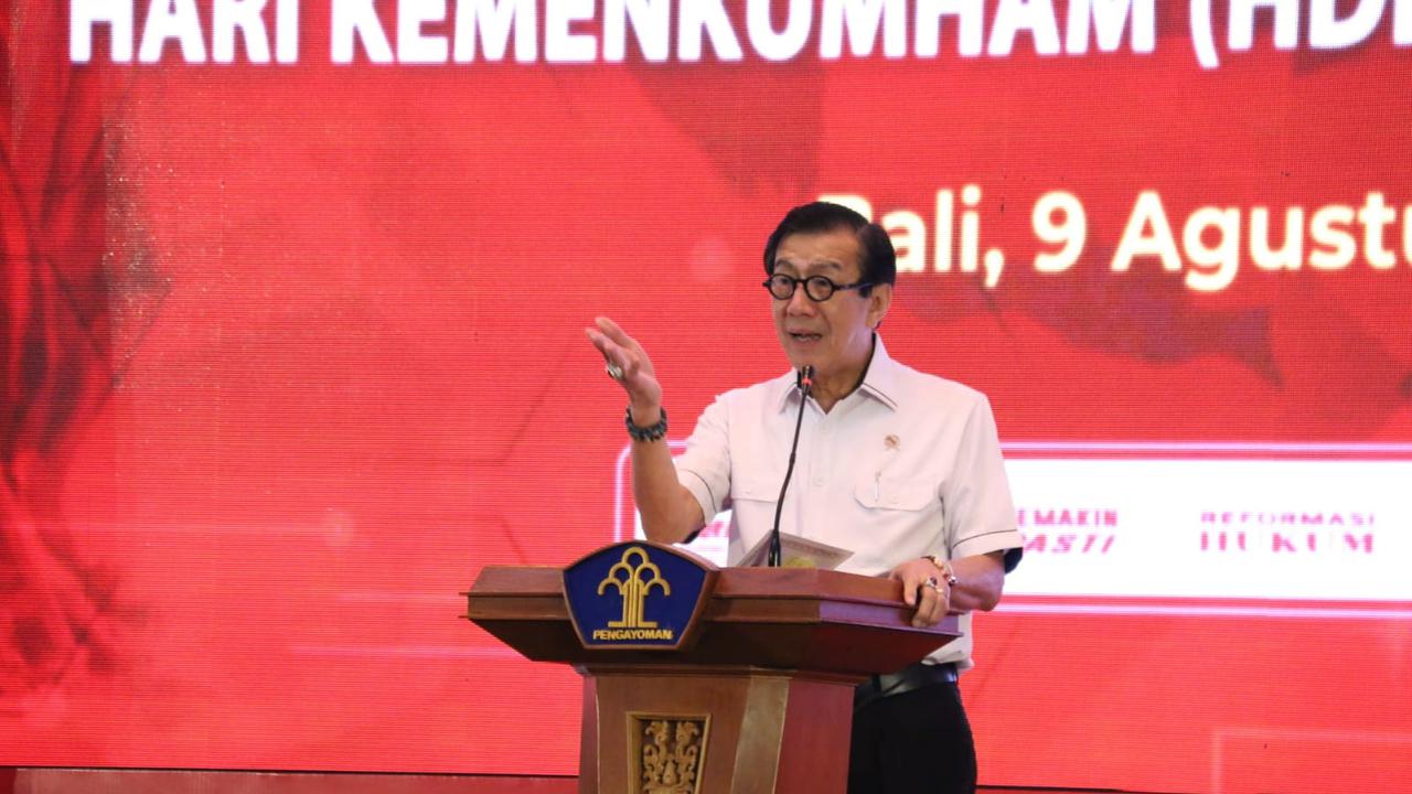 Sosialisasi KUHP Baru, Menkumham: Samakan Persepsi APH