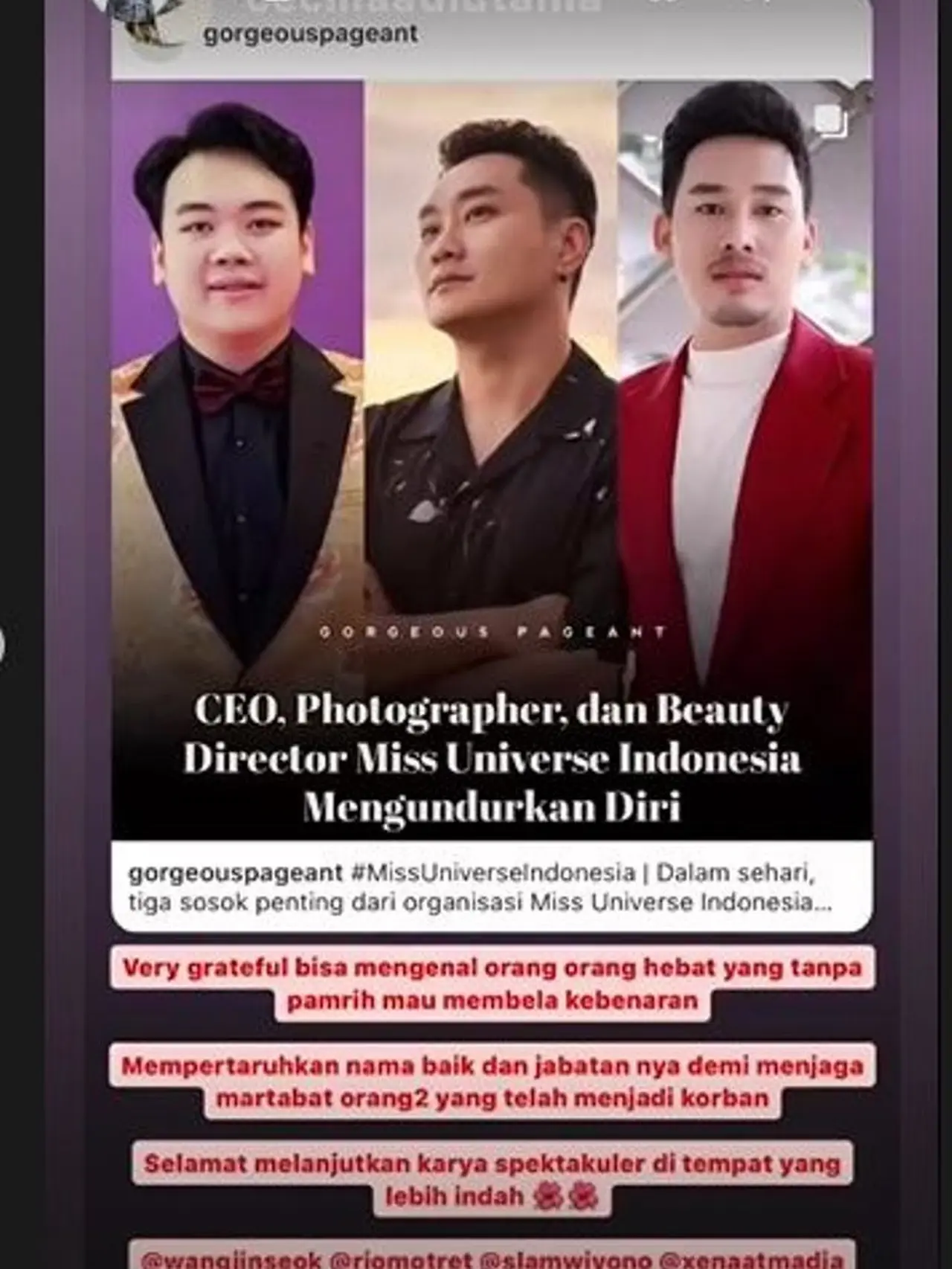 Usai Mundur dari Kepengurusan Miss Universe Indonesia, Rio Motret dan ...