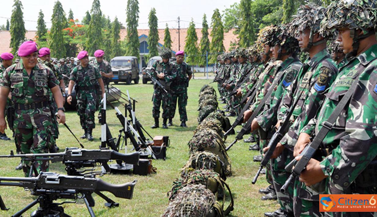 Pasmar-1 Gelar Kesiapan Pasukan dan Material Latgab 2012 - Foto Liputan6.com