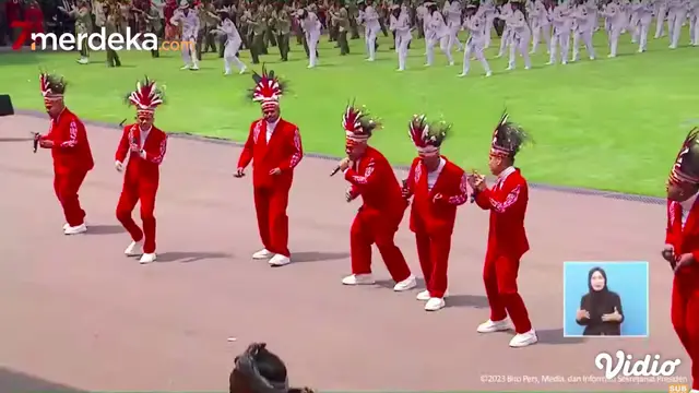 M.A.C dan Shine of Black Ramaikan Upacara HUT RI ke-78 di Istana Negara ...