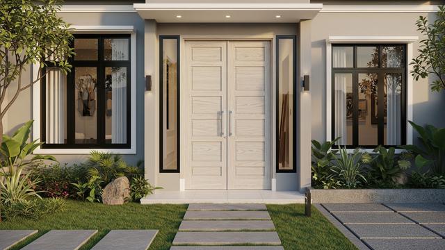 10 Model Gambar Pintu Satu Depan Rumah Minimalis, Jadi Terlihat Mewah