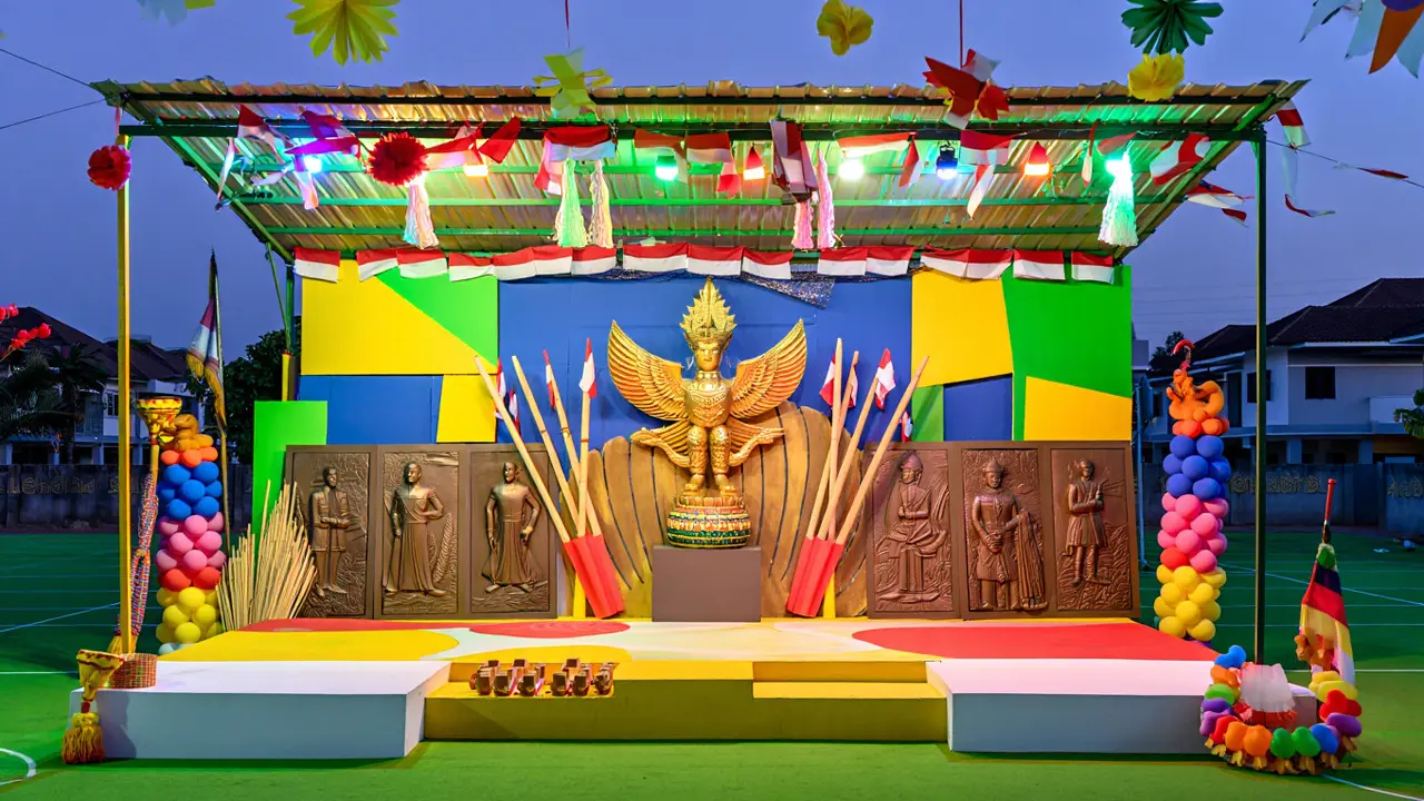 8 Dekorasi Panggung 17 Agustus Simple Elegan untuk Acara di Desa hingga ...