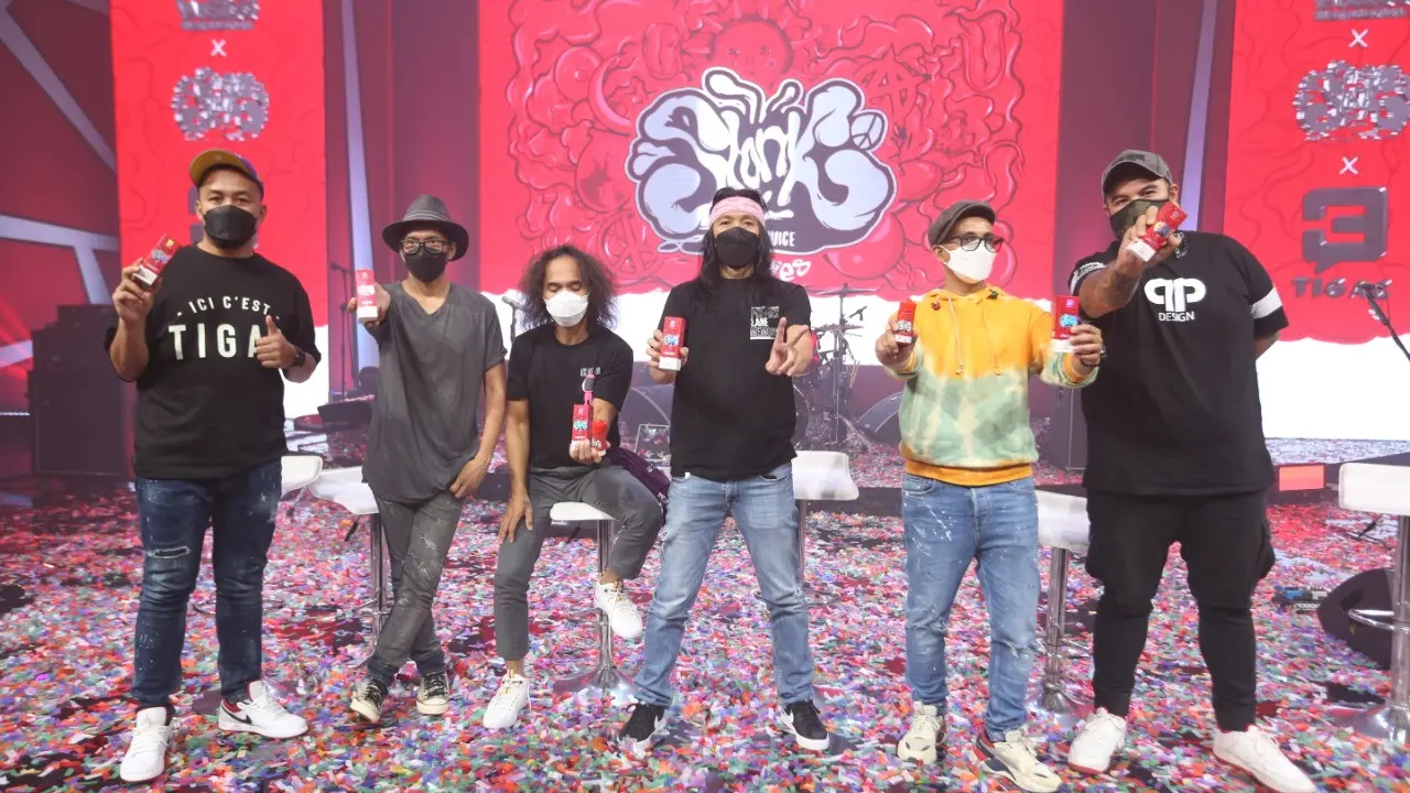 Kolaborasi dengan Vapezoo dan TIGAC, Slank Luncurkan Poppies Liquid ...
