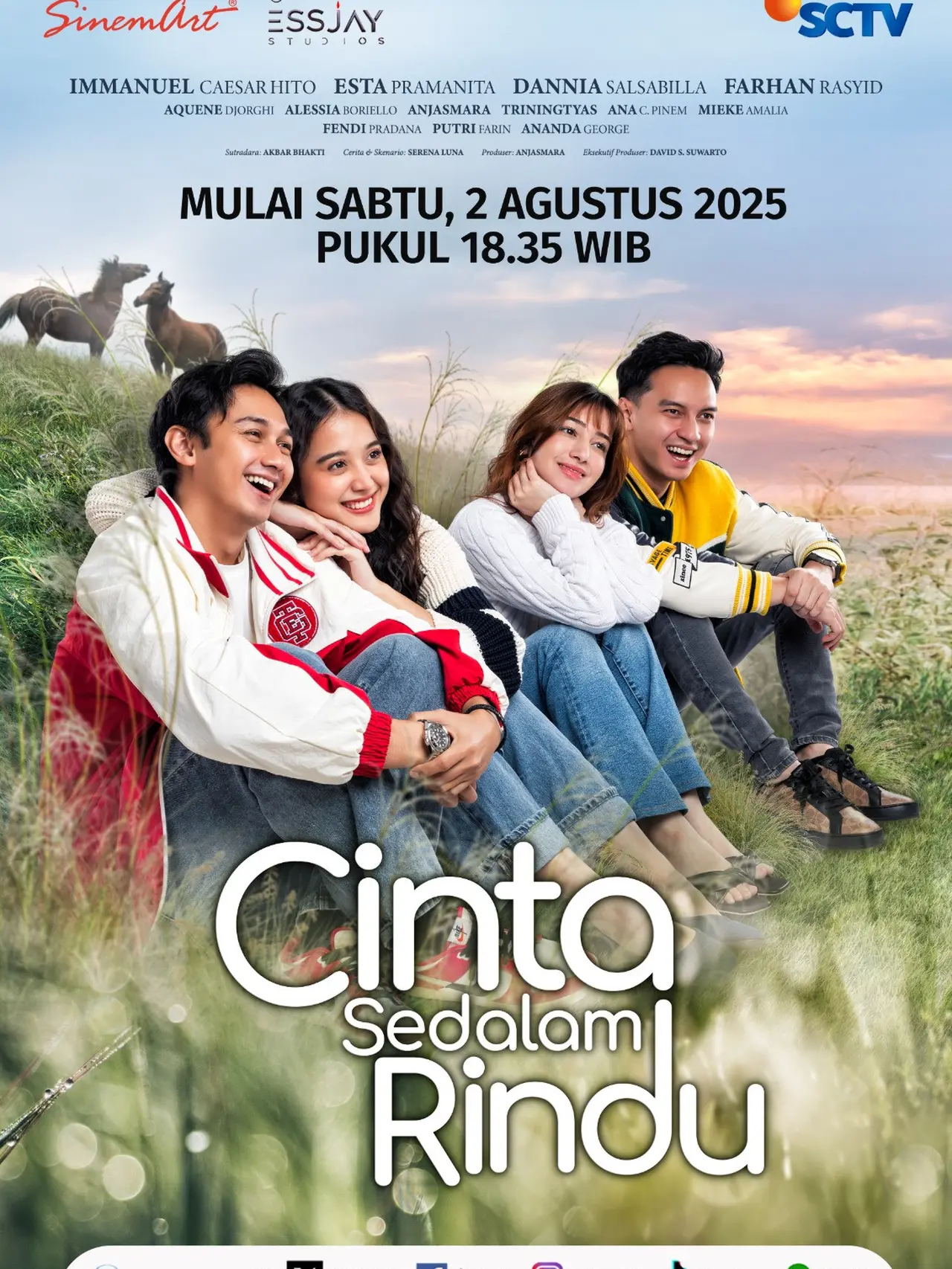 SCTV Siapkan Sinetron Cinta Sedalam Rindu dan Cinta di Bawah Tangan ...