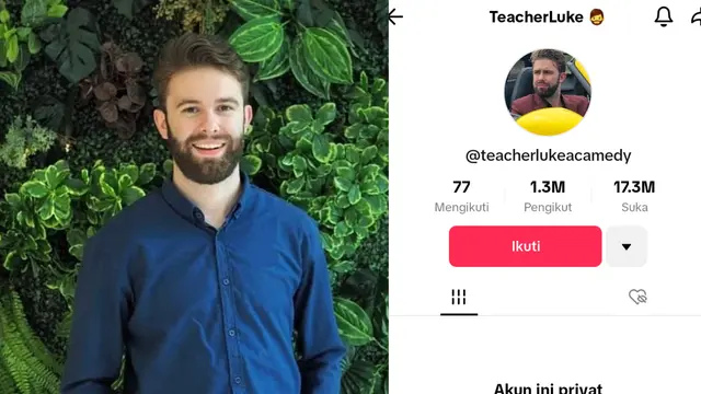Luke Rockwell Guru Bahasa Inggris Bintang Tiktok Ditangkap, Dituding ...