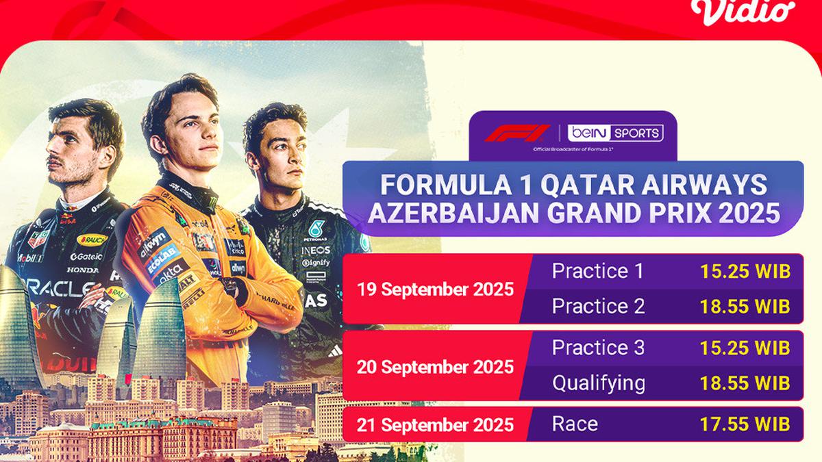 Jadwal F1 GP Azerbaijan 2025: Siapakah yang Akan Menang di Sirkuit Baku ...