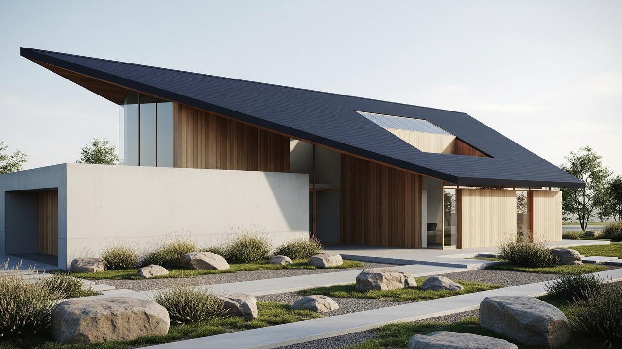 7 Model Rumah Minimalis Atap Miring ke Depan, Tren Hunian Modern ...