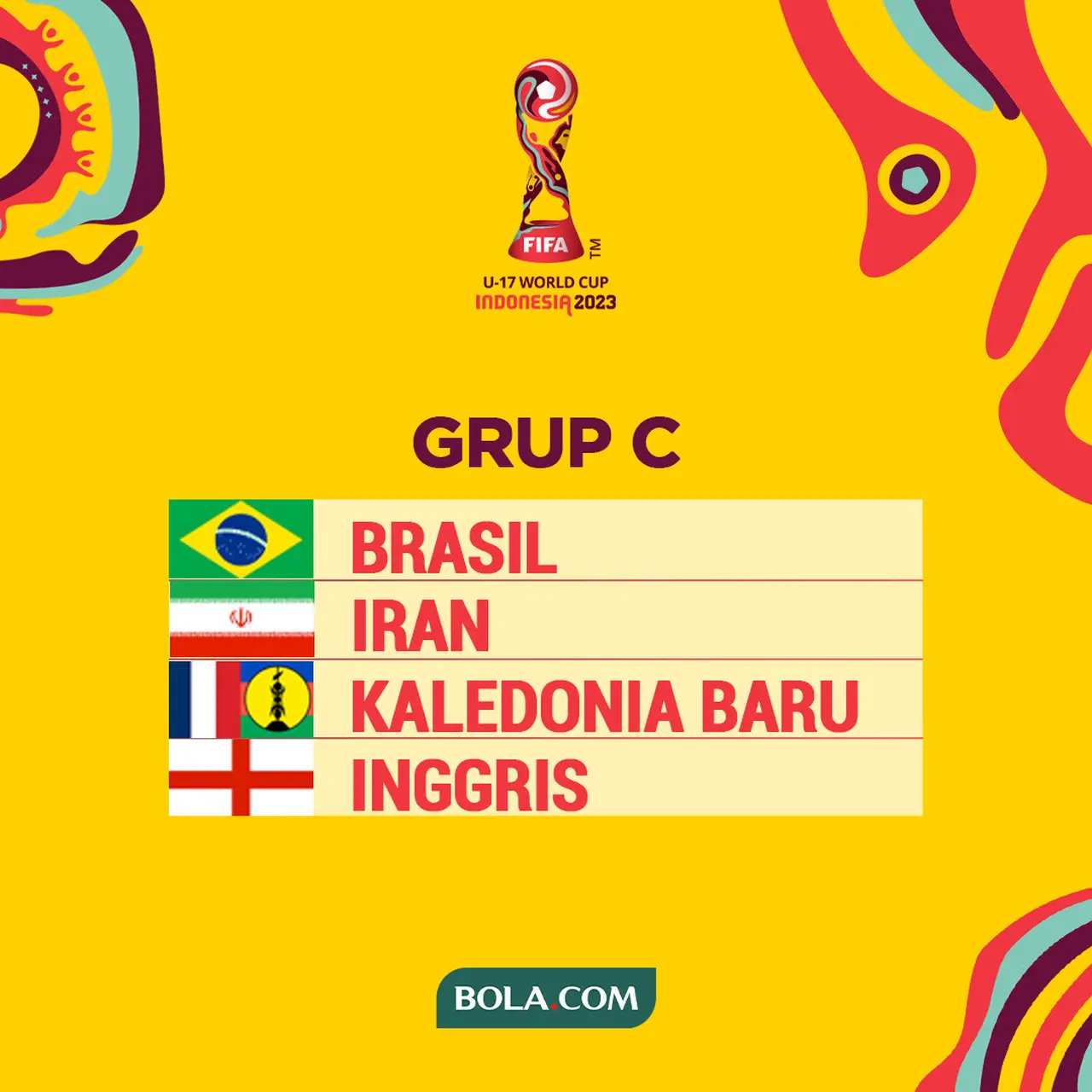 Jadwal Lengkap Piala Dunia U-17 2023, Sabtu 11 November 2023: Inggris, Brasil, dan Argentina ...