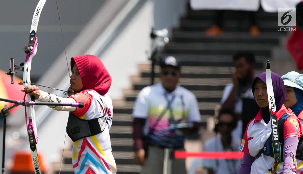 PHOTO: Tim Beregu Putri Sumbang Medali Perak dari Cabang Panahan - Foto ...